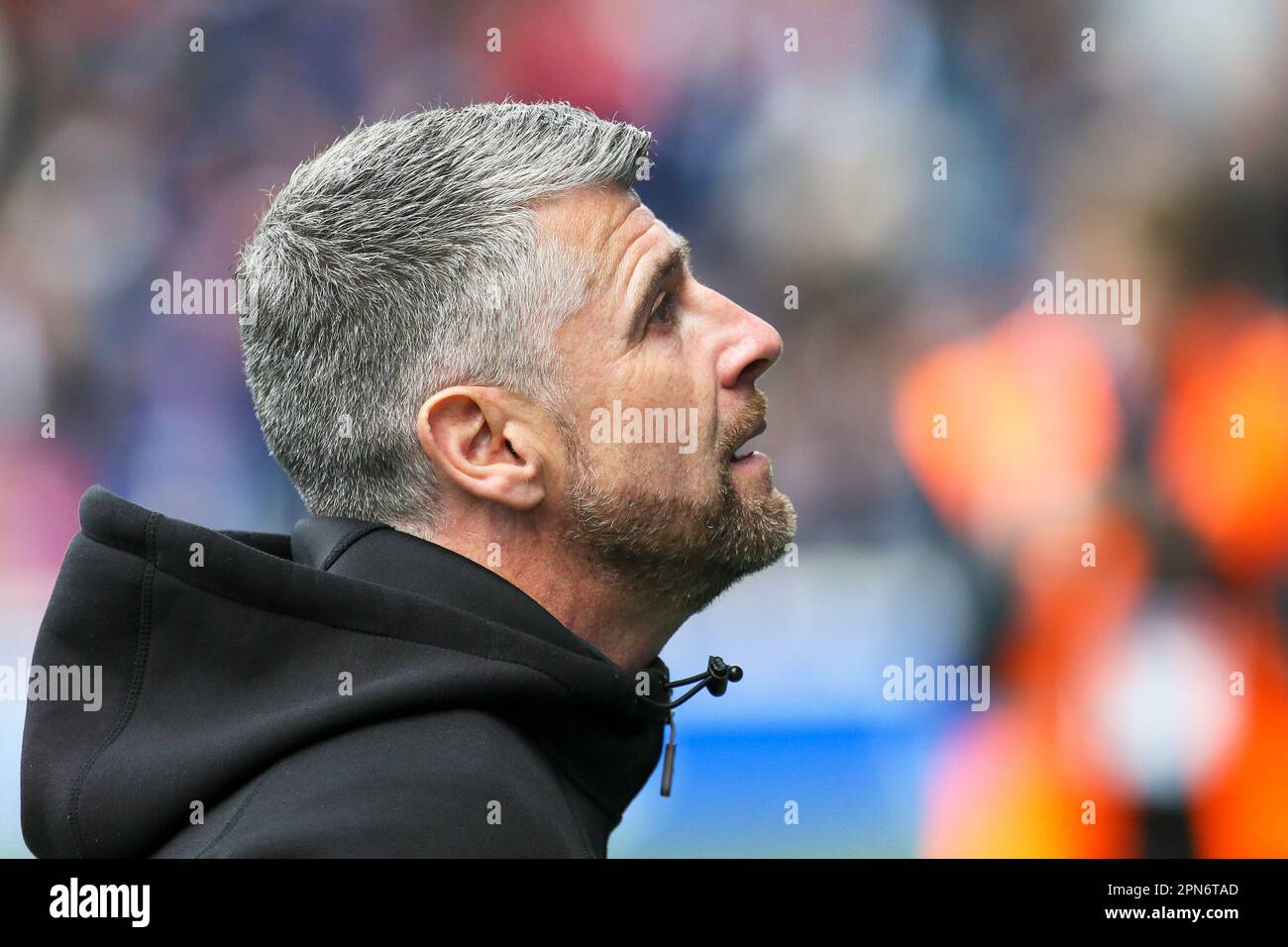 Stephen Robinson, manager of the Scottish Premiership team, St Mirren ...