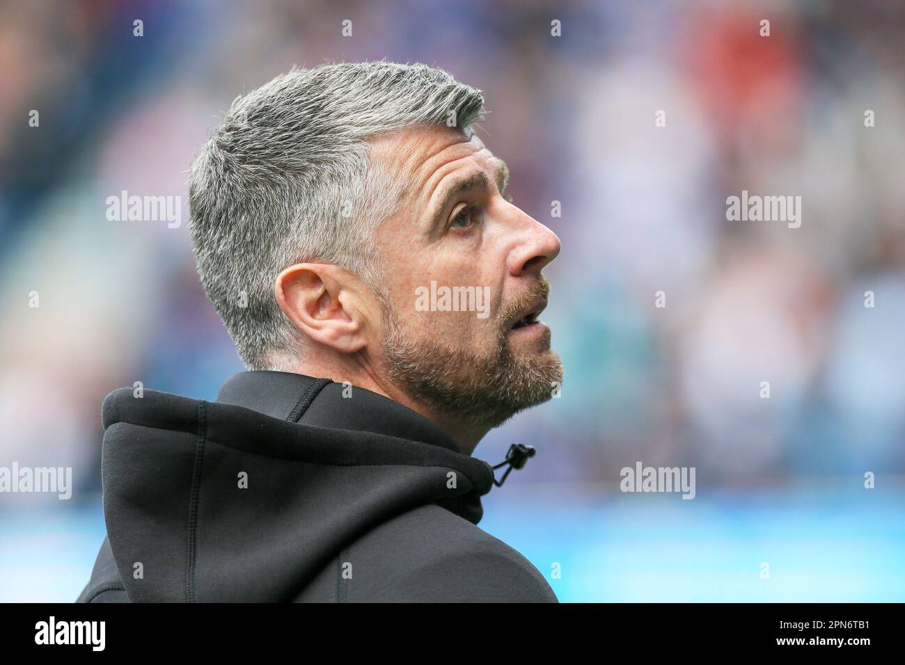 Stephen Robinson, manager of the Scottish Premiership team, St Mirren ...