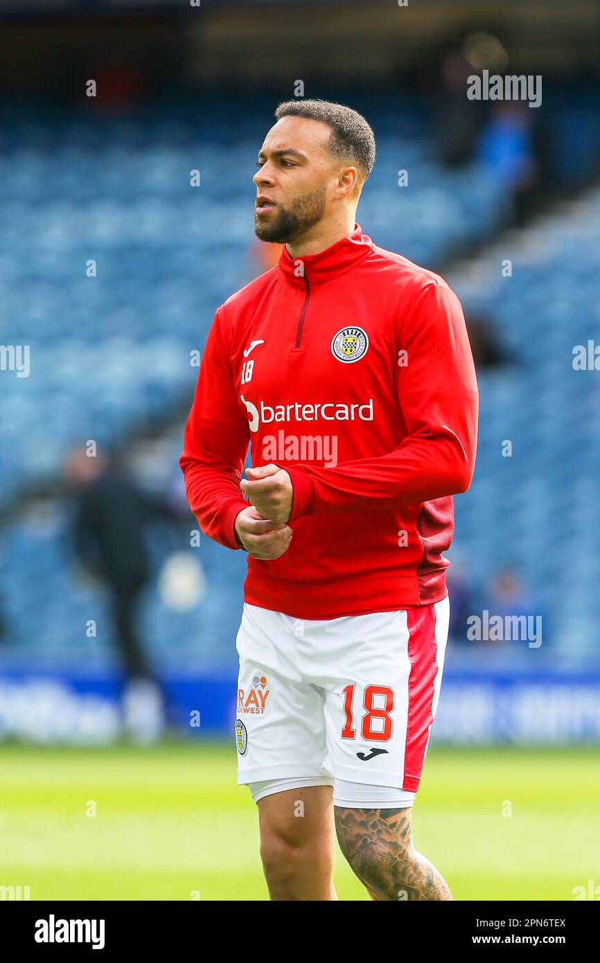 Charles Dunne, who plays defender for the Scottish Premiership team, St ...