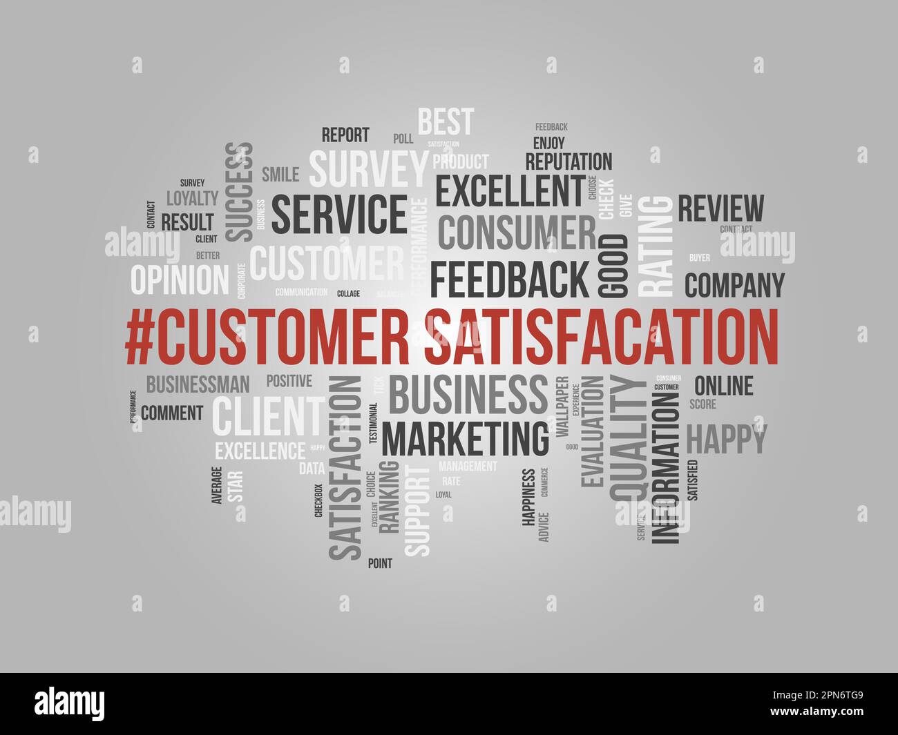 Word Cloud Background Concept For Customer Satisfaction Client Service
