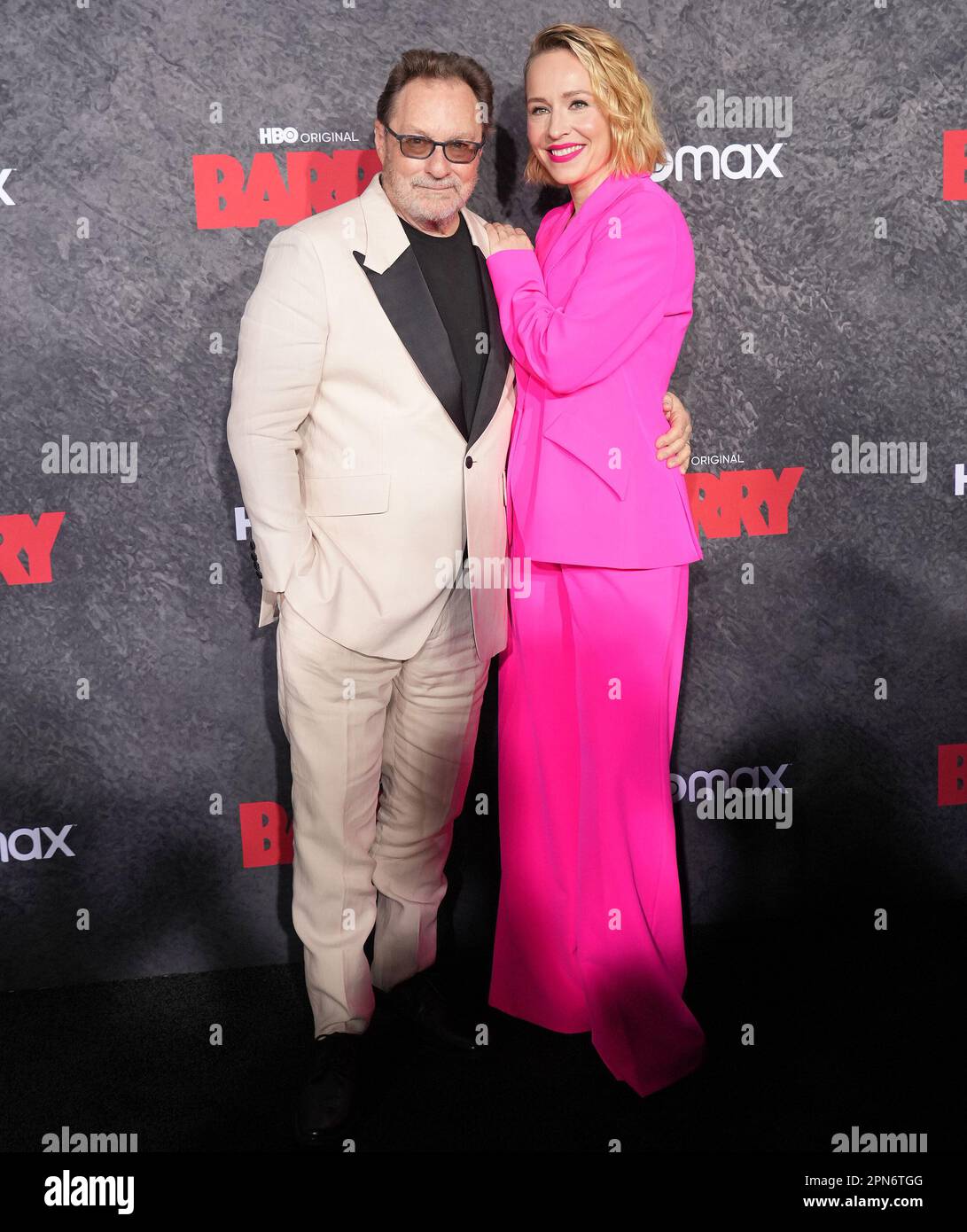 Los Angeles, USA. 16th Apr, 2023. (L-R) Stephen Root and Sarah Goldberg ...