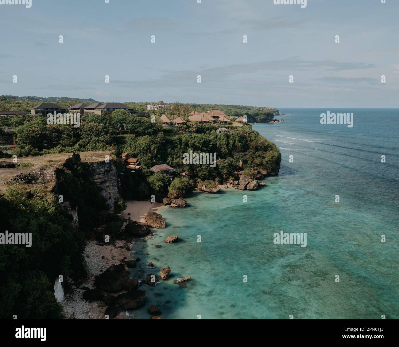 Aerial ocean and cliff views in Bali Stock Photo - Alamy