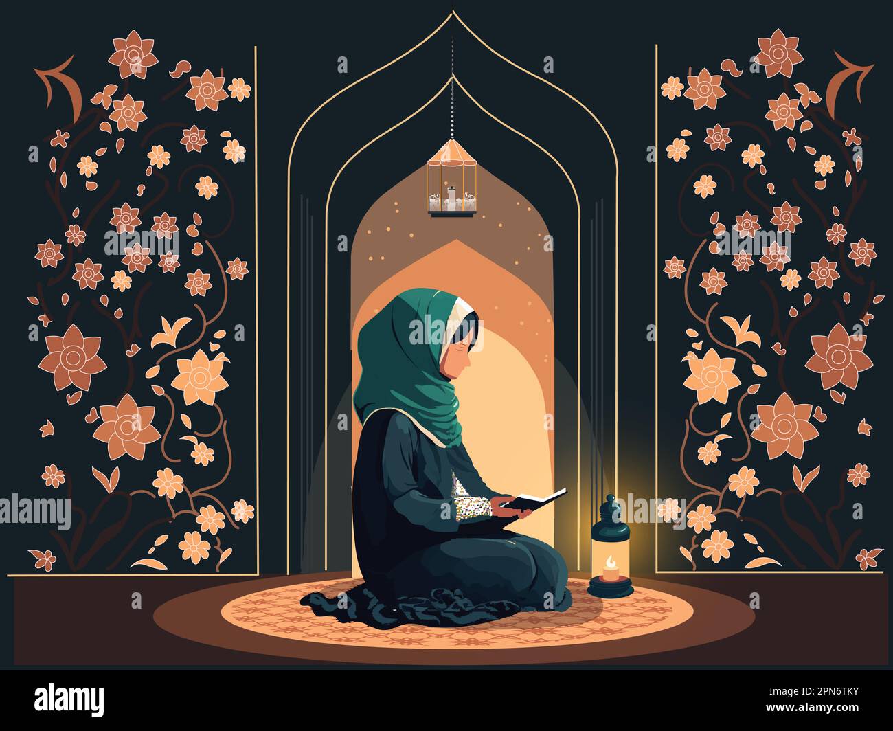 Burning of the quran Stock Vector Images - Alamy