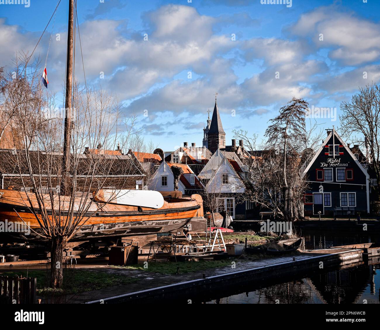 Small town in netherlands water hi-res stock photography and images - Alamy