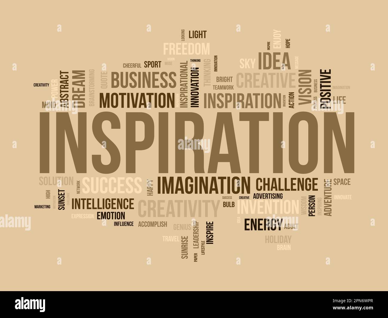 Inspiring Words Collage