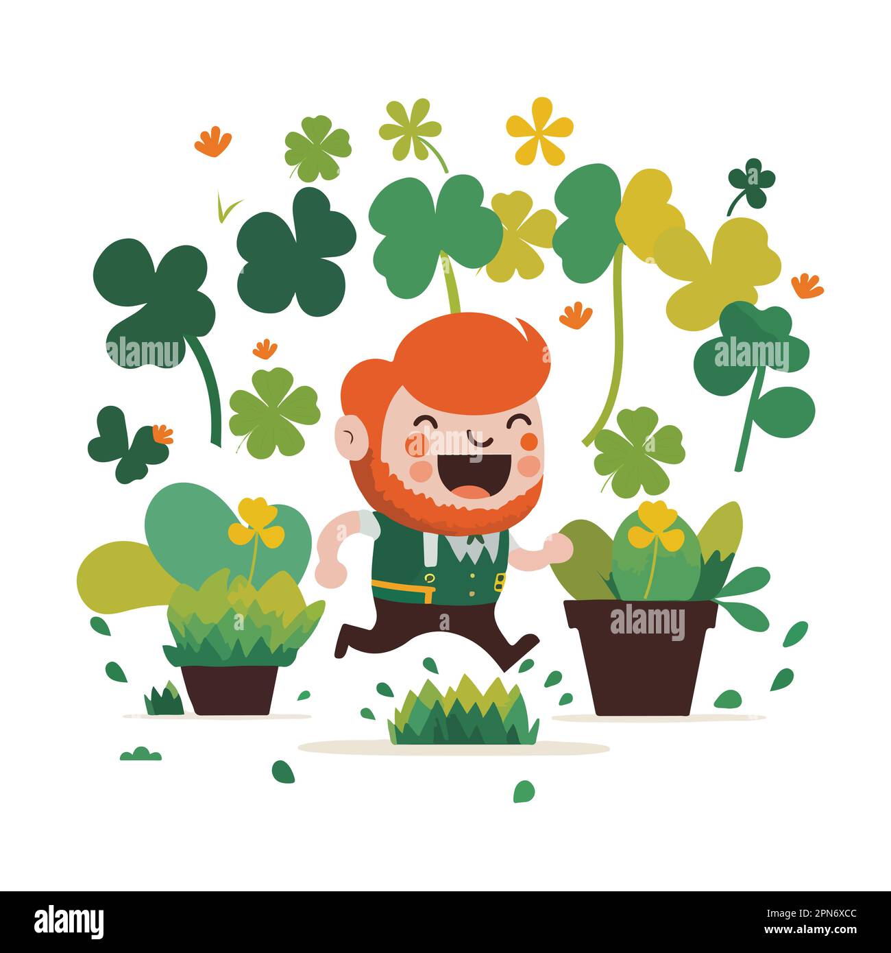 Clover run Stock Vector Images - Alamy