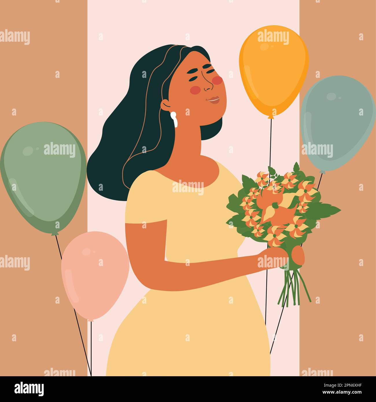 Smart woman Stock Vector Images - Alamy