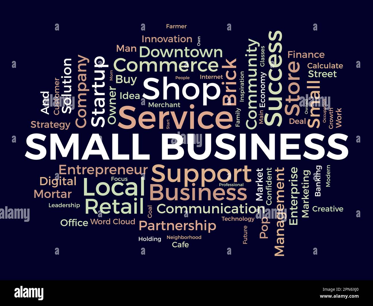 Word cloud background concept for Small business. make success with ...