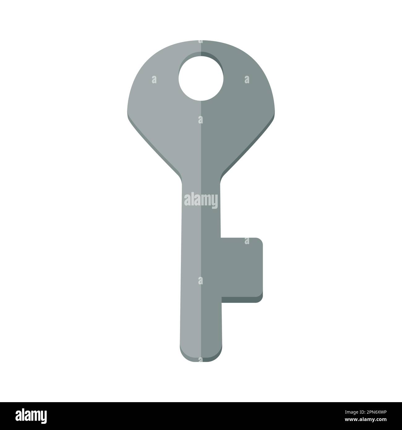 Simple modern key cartoon illustration Stock Vector Image & Art - Alamy
