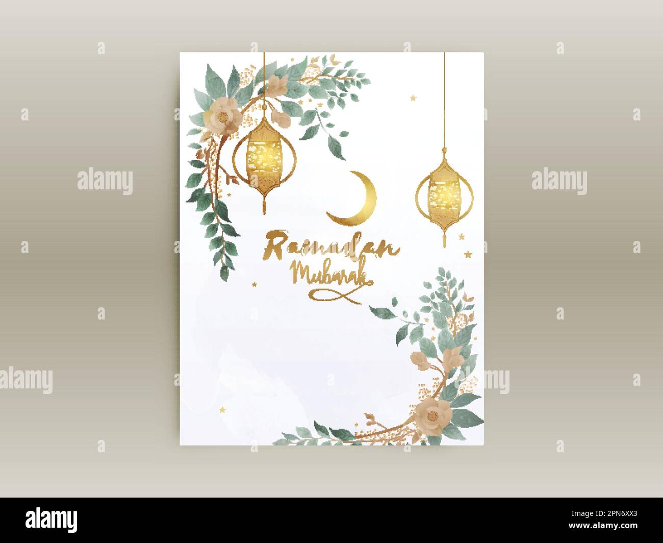 Ramzan template hi-res stock photography and images - Alamy
