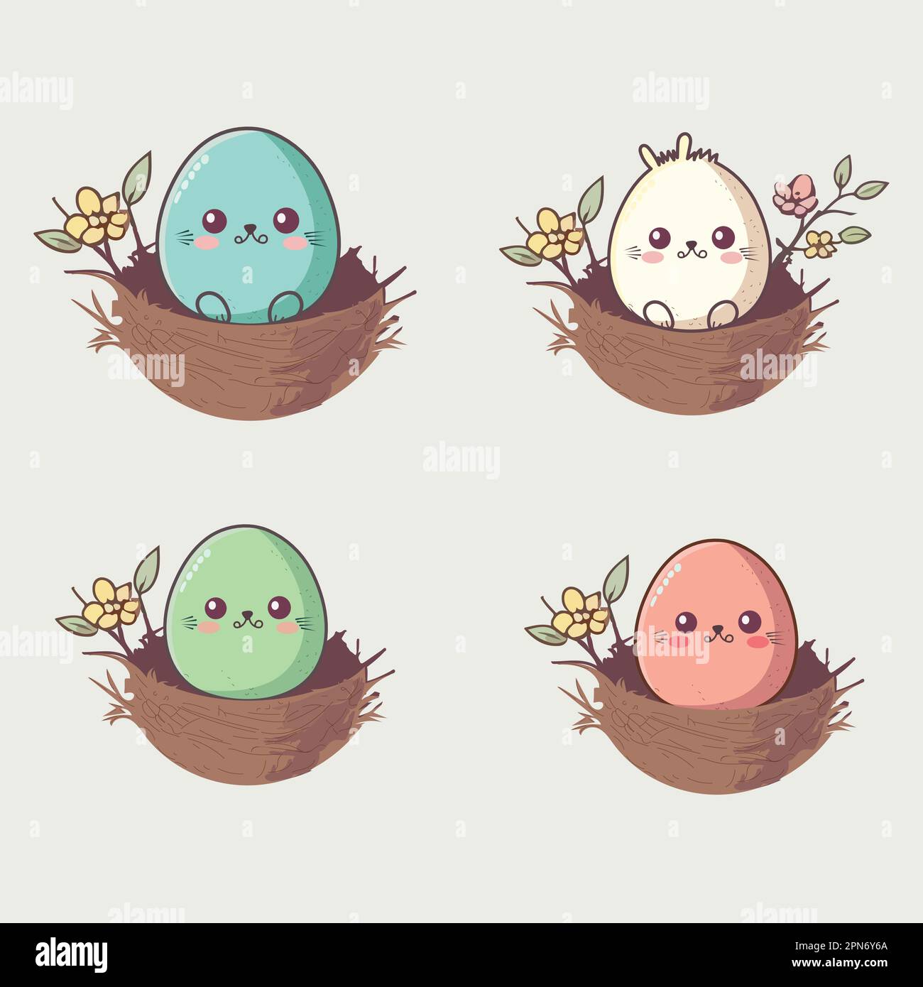 Face egg Stock Vector Images - Alamy