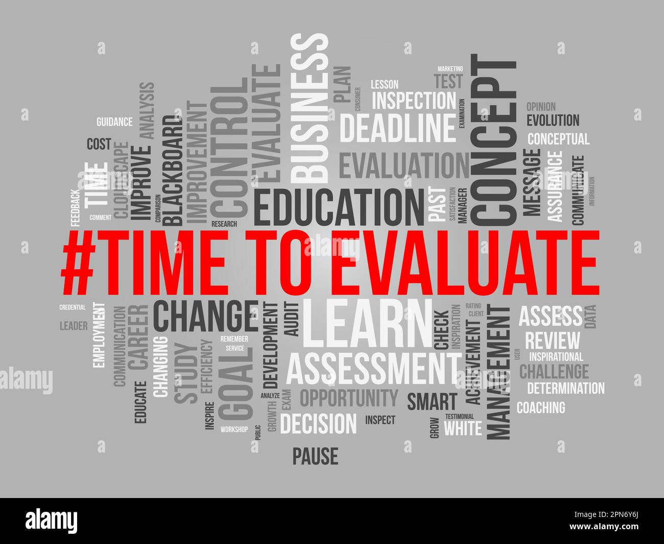 Word cloud background concept for time to evaluate. career development ...