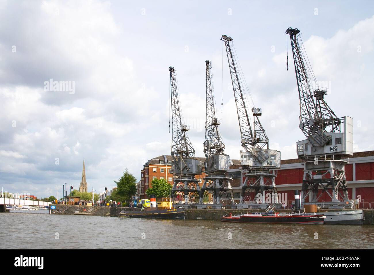 bristol floating harbour and the new dockside city museum Stock Photo ...