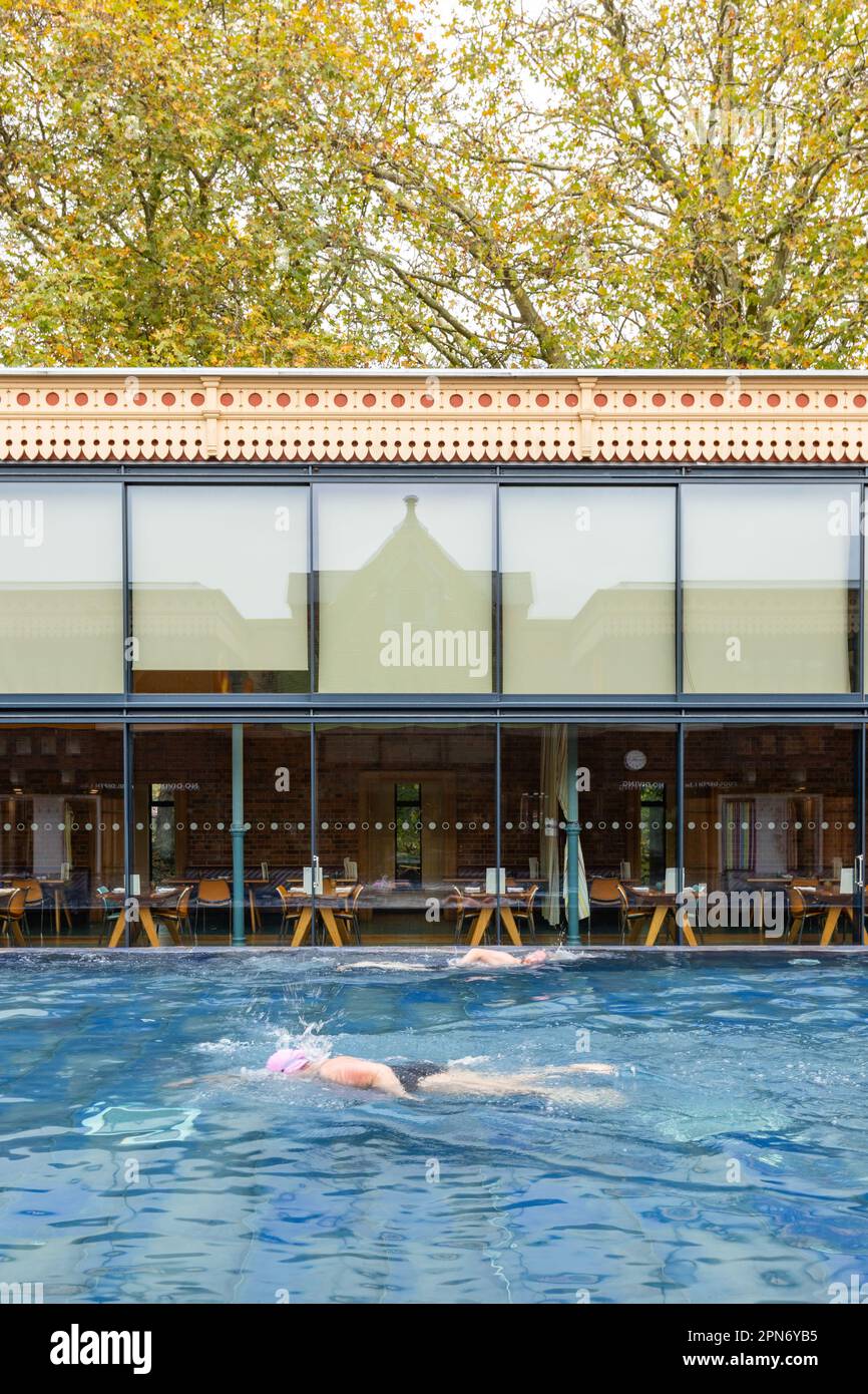 Thames Lido on the 10th November 2022 in Reading, Berkshire, England ...