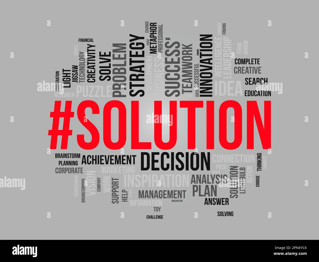 Word cloud background concept for Solution. Planning strategy ...