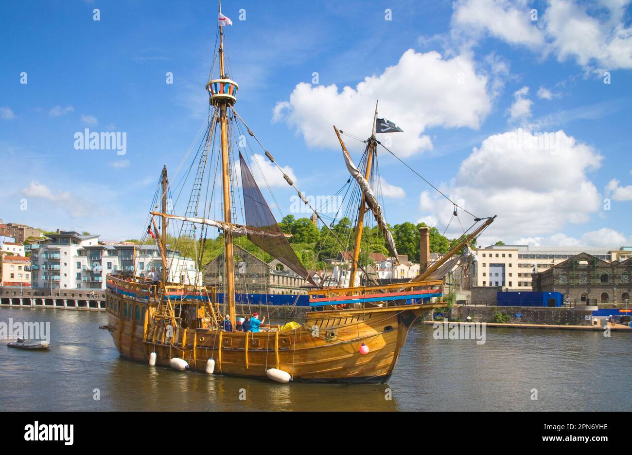 replica of james cabots Mathew sailing ship that sailed to newfoundland ...