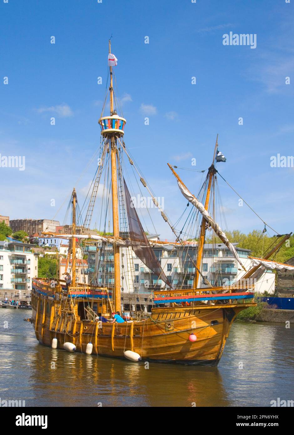 replica of james cabots Mathew sailing ship that sailed to newfoundland ...