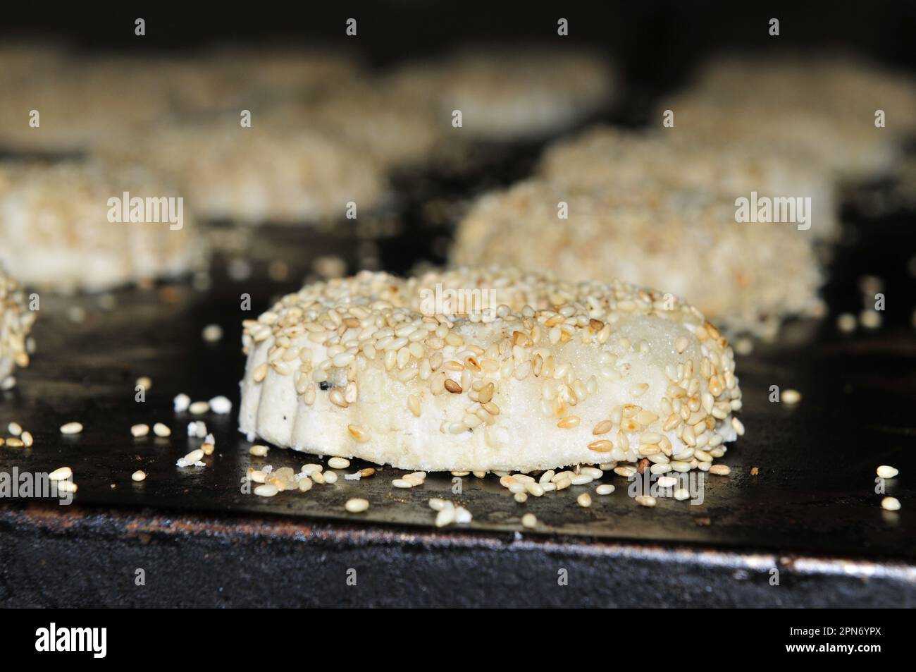 Bread cakes factory Stock Photo - Alamy