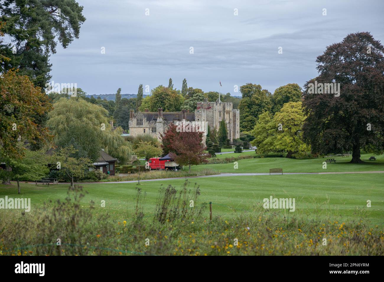 The Water Maze at Hever Castle on the 5th October 2022 in Hever, Kent ...