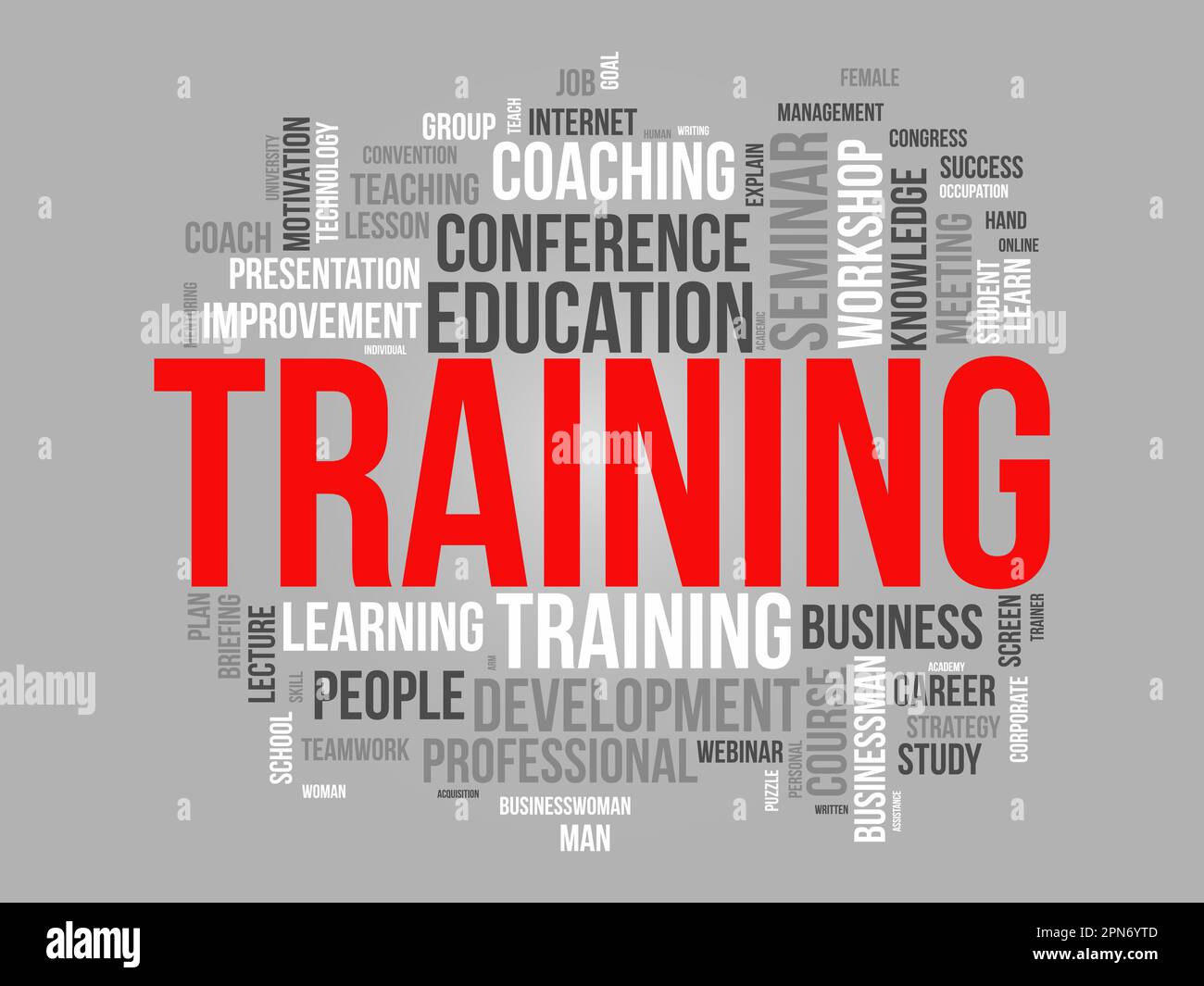 Word cloud background concept for Training. Professional career ...