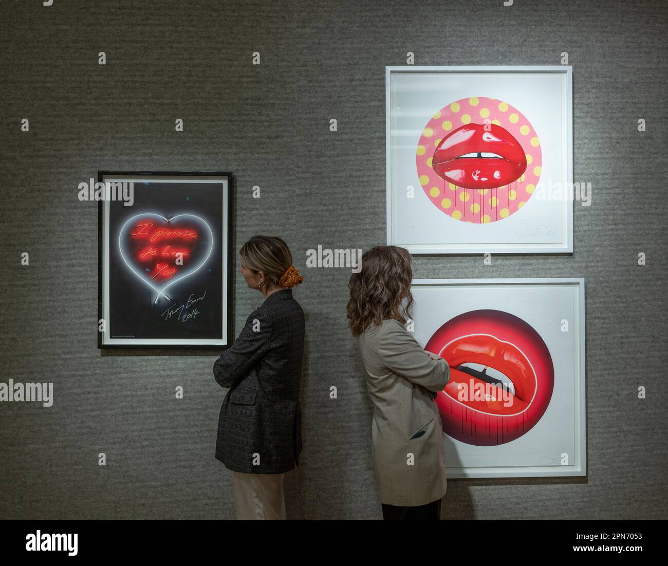 Bonhams, London, UK. 17th Apr, 2023. Hot Off the Press, new prints and ...