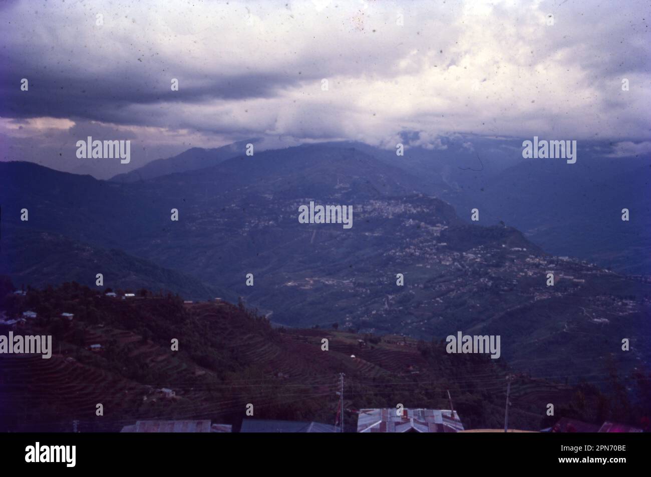 Panoramic view gangtok sikkim hi-res stock photography and images - Alamy