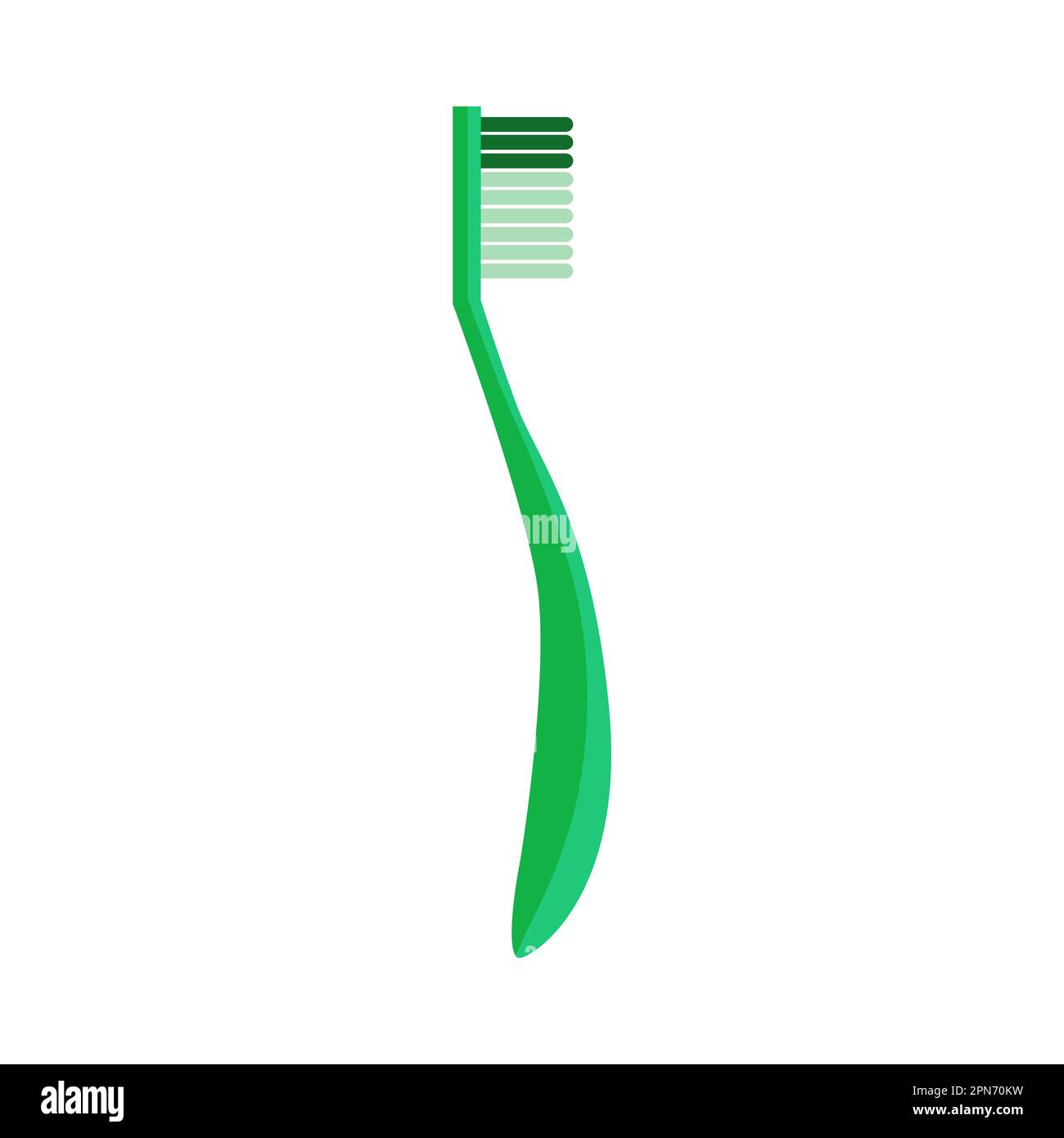 Green cartoon toothbrush illustration Stock Vector Image & Art - Alamy