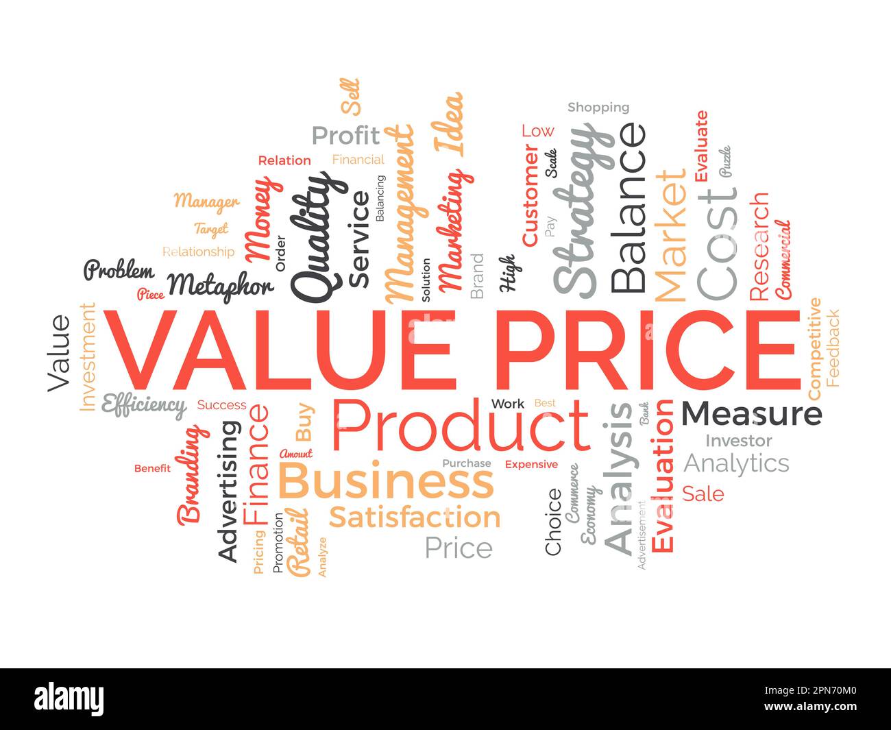 Word cloud background concept for Value price. Financial analysis ...