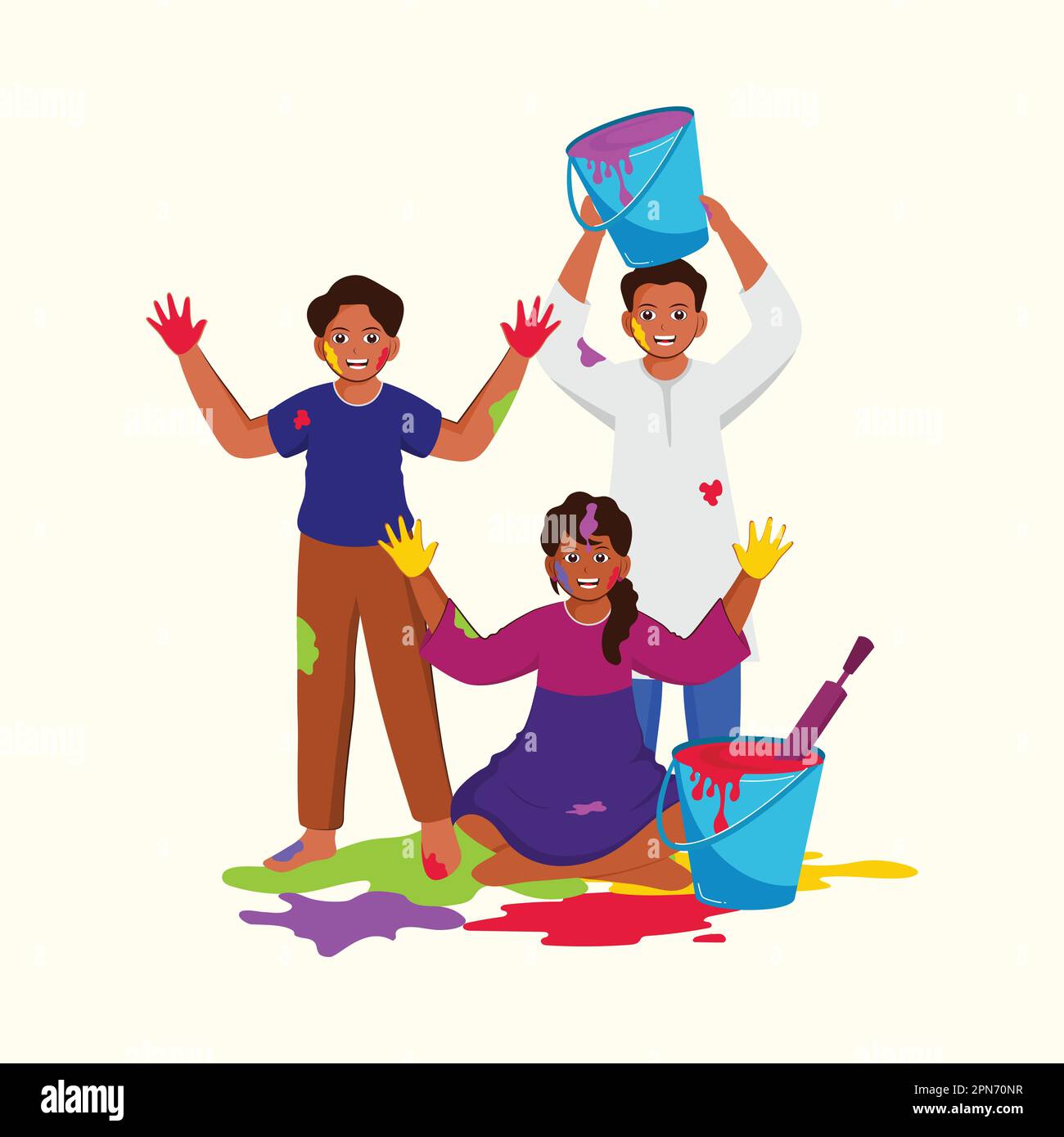 Indian woman water from bucket hi-res stock photography and images - Alamy