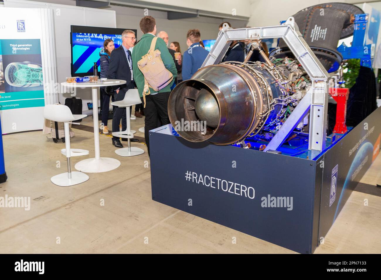 Farnborough Airport, Hampshire, UK. 17th Apr, 2023. Aerospace industry ...