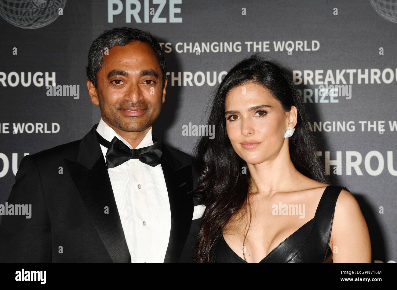 Los Angeles, California, USA. 15th Apr, 2023. (L-R) Chamath Palihapitiya and Nathalie Dompe ...