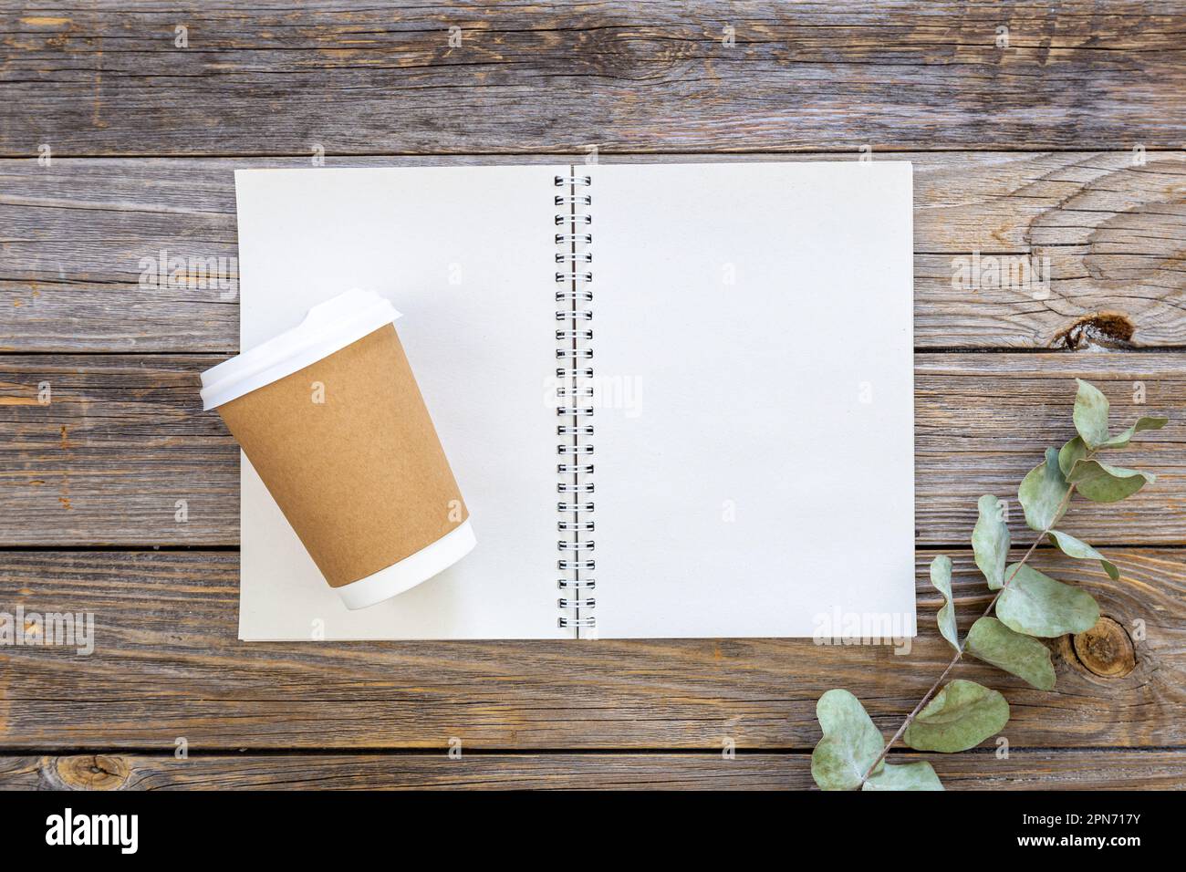 Paper disposable cup and notepad made from recycled paper cups, top ...