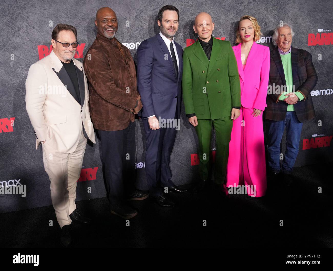 Los Angeles, USA. 16th Apr, 2023. (L-R) BARRY Cast - Stephen Root ...