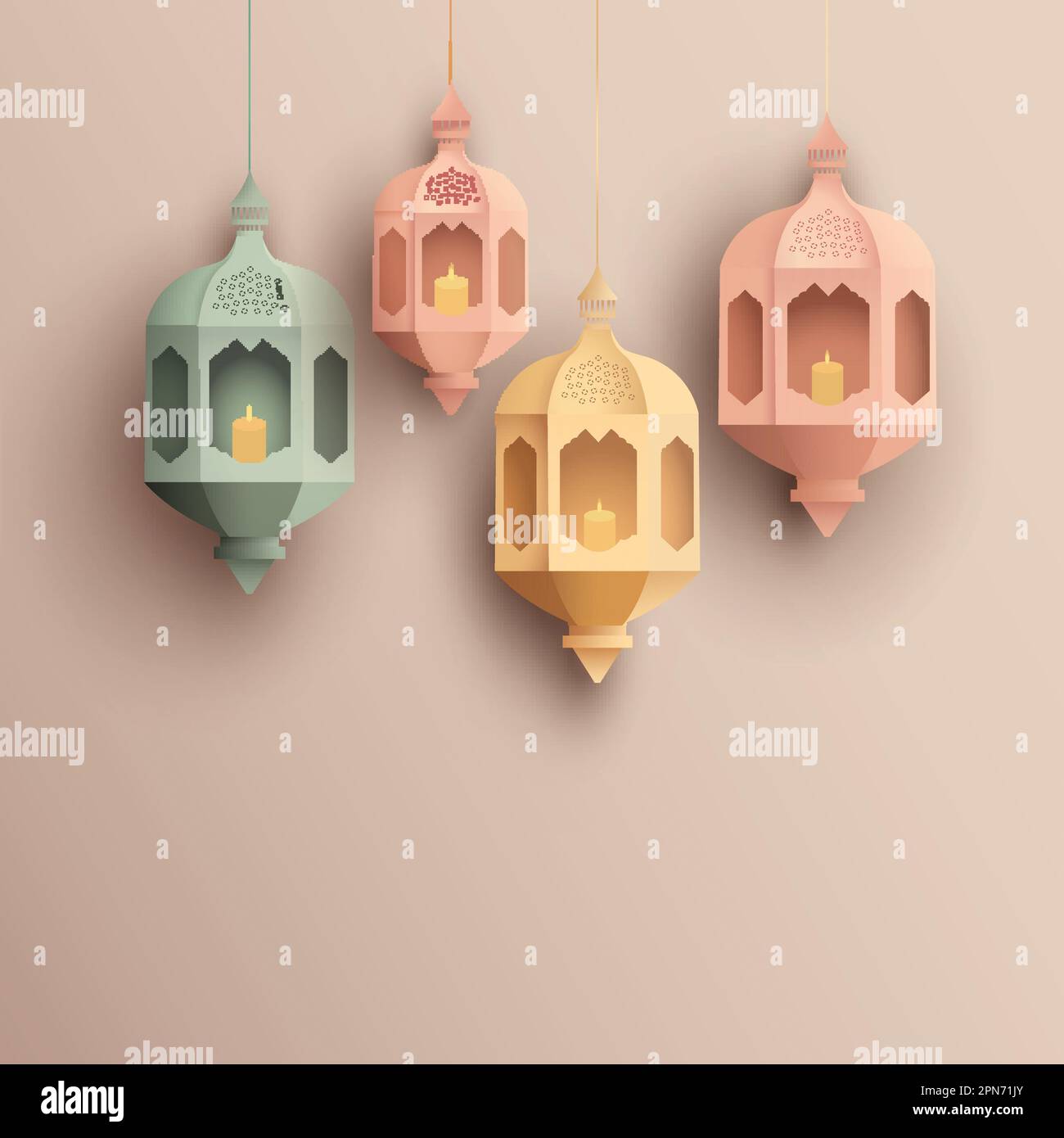 Origami paper lamp Stock Vector Images - Alamy