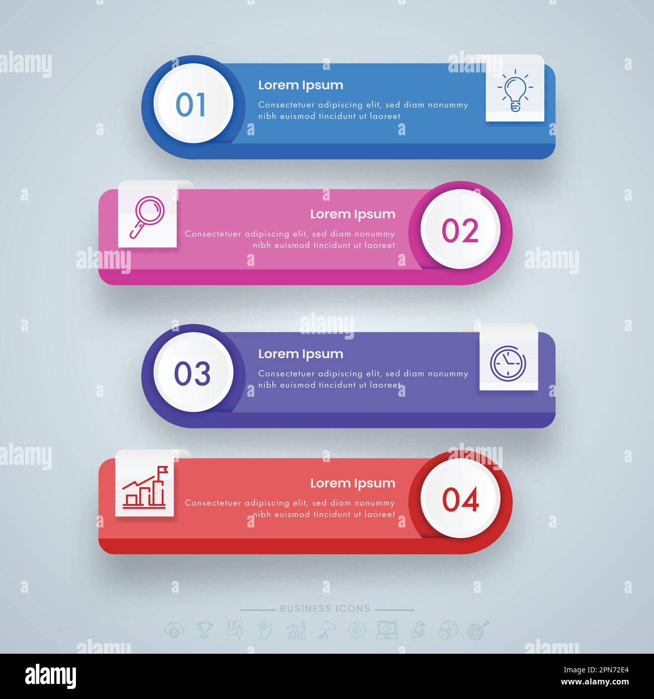 Infographic tabs vector hi-res stock photography and images - Alamy