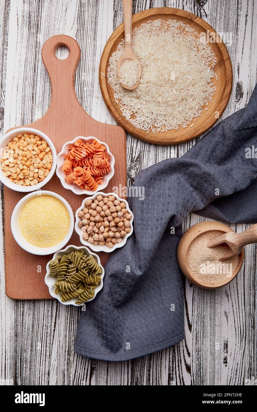 Healthy natural gluten free porridges and pasta, gluten free diet ...