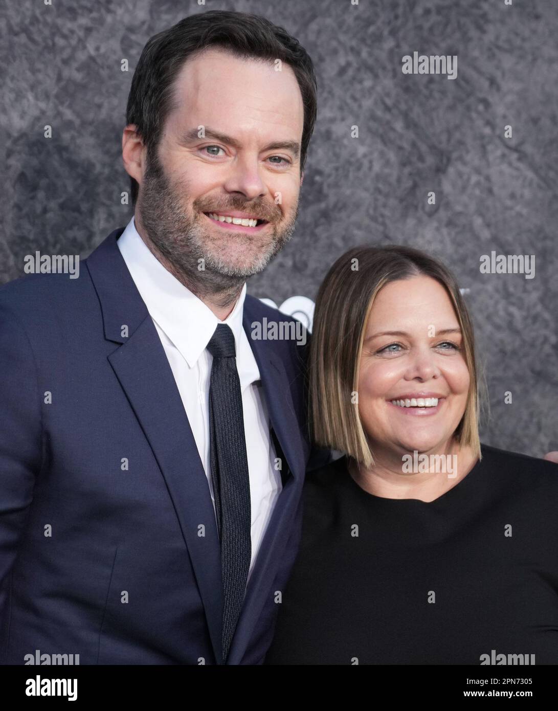 Los Angeles, USA. 16th Apr, 2023. (L-R) Bill Hader and Amy Gravitt at ...
