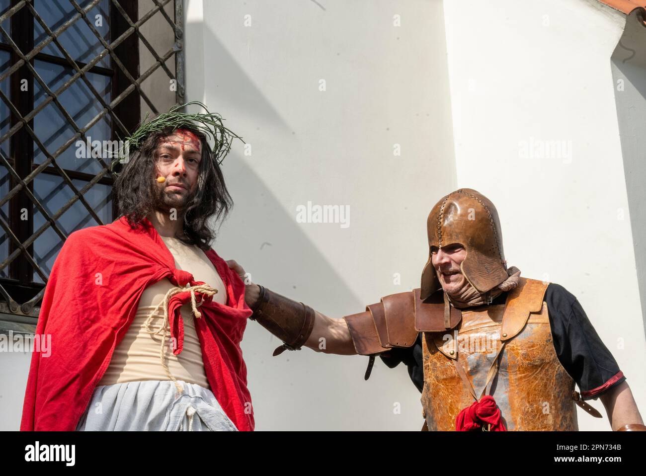 Folk passion play The Passion and Resurrection of Jesus Christ was ...