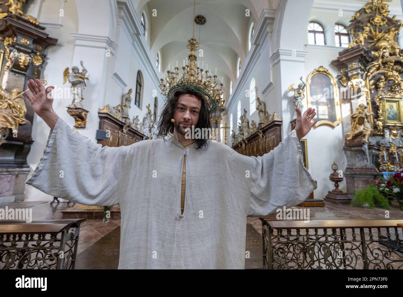 Folk passion play The Passion and Resurrection of Jesus Christ was ...