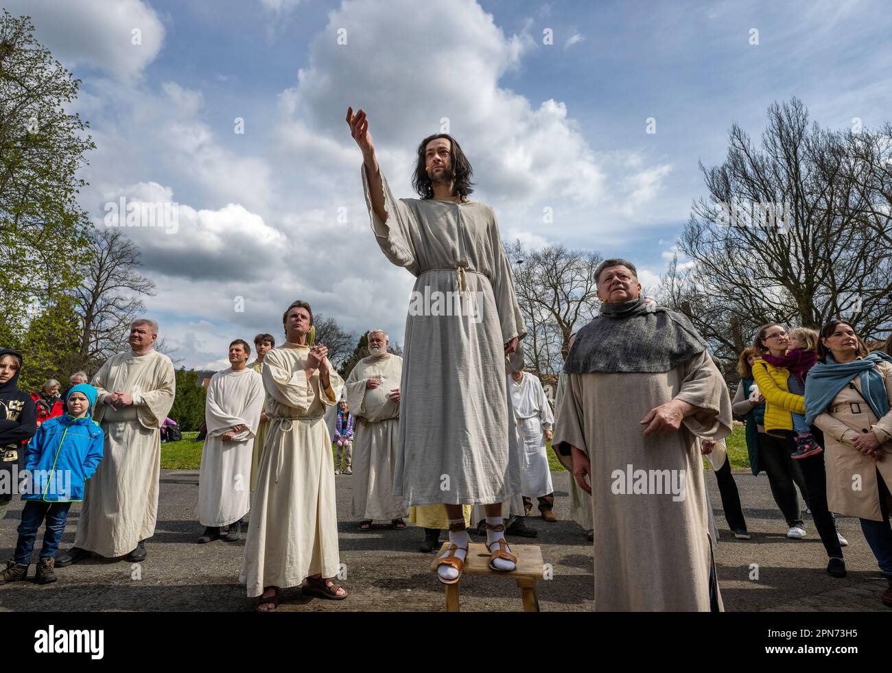 Folk passion play The Passion and Resurrection of Jesus Christ was ...