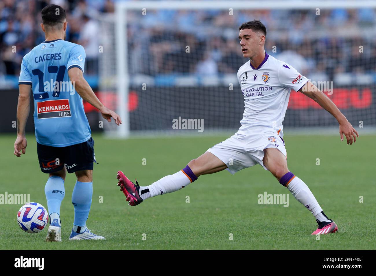 Sydney, Australia. 16th Apr, 2023. Keegan Jelacic of Perth Glory ...