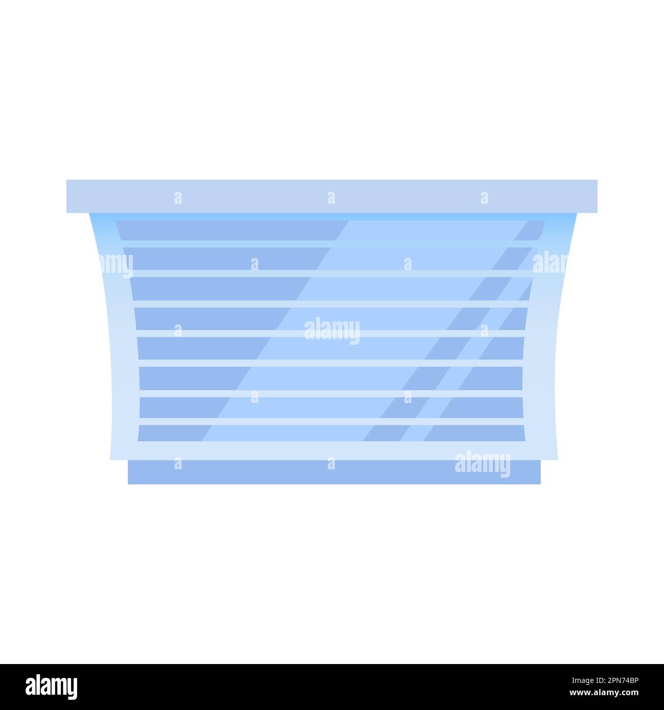 Modern glass balcony railing or fence vector illustration Stock Vector ...