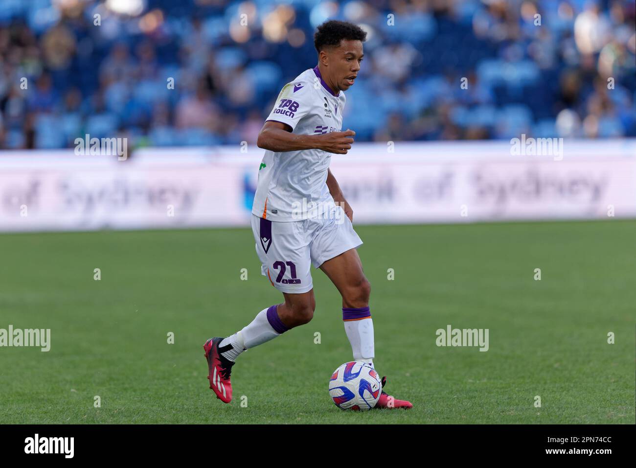 Sydney, Australia. 16th Apr, 2023. Antonee Burke-Gilroy of Perth Glory ...
