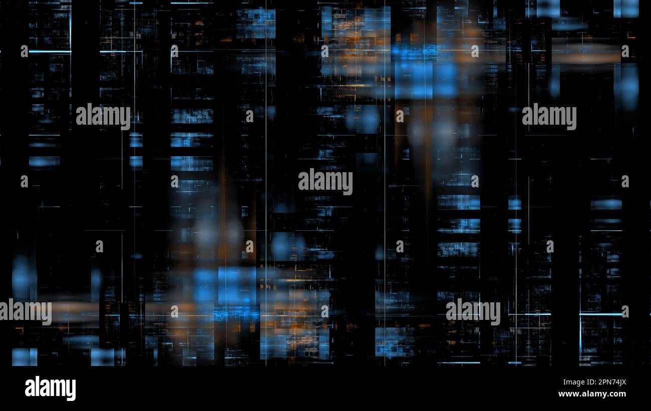 Digital space, the future of digital modern technologies. Data ...