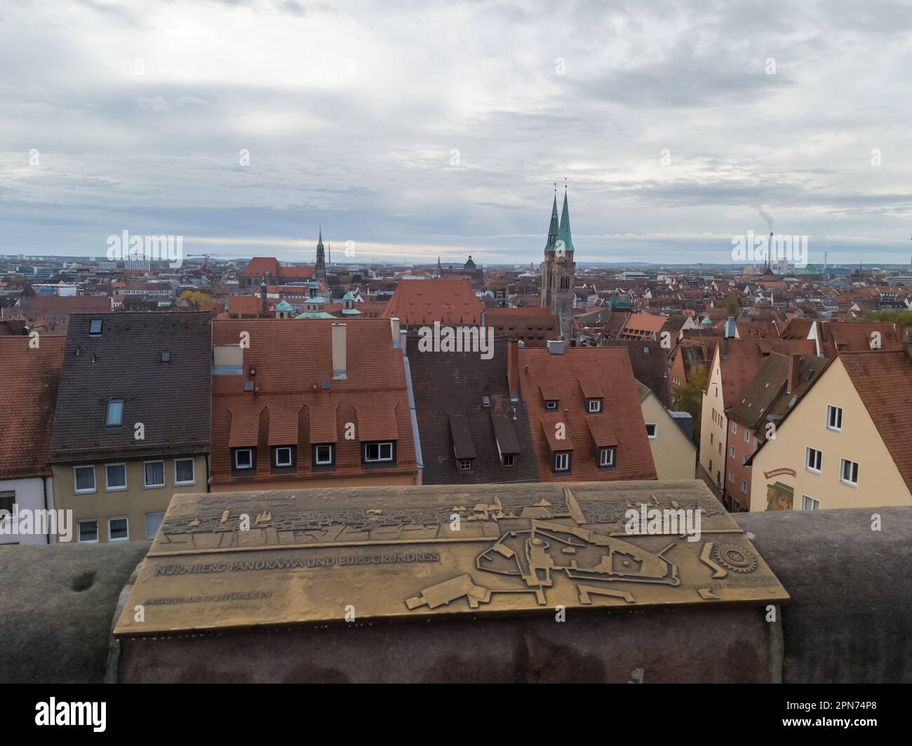 NUREMBERG, GERMANY – NOVEMBER 22, 2022: View of the Imperial Castle in ...
