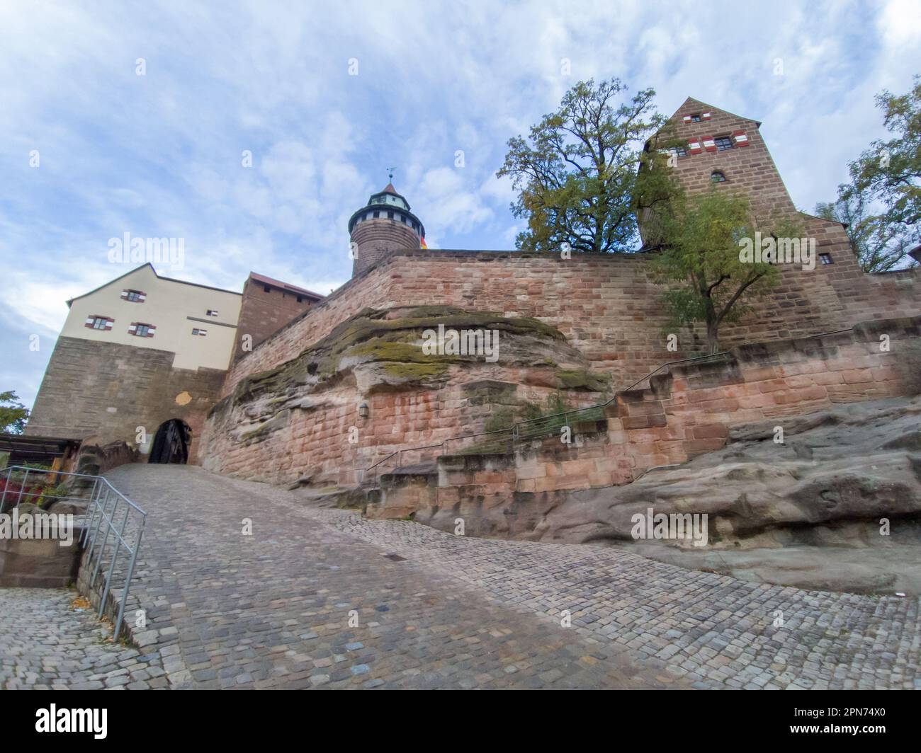 NUREMBERG, GERMANY – NOVEMBER 22, 2022: View of the Imperial Castle in ...