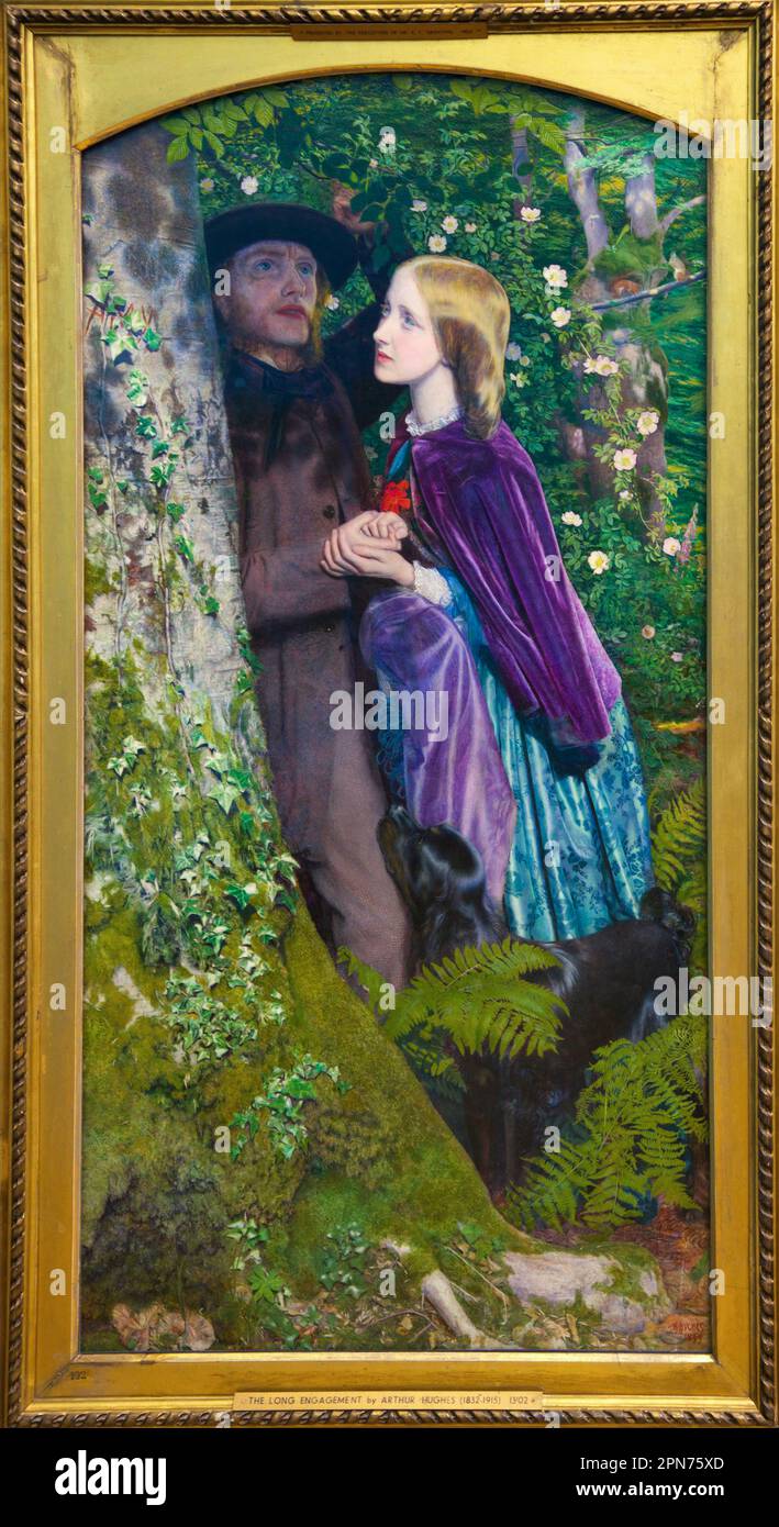 The Long Engagement, Arthur Hughes, 1853-1866, City Art Gallery ...