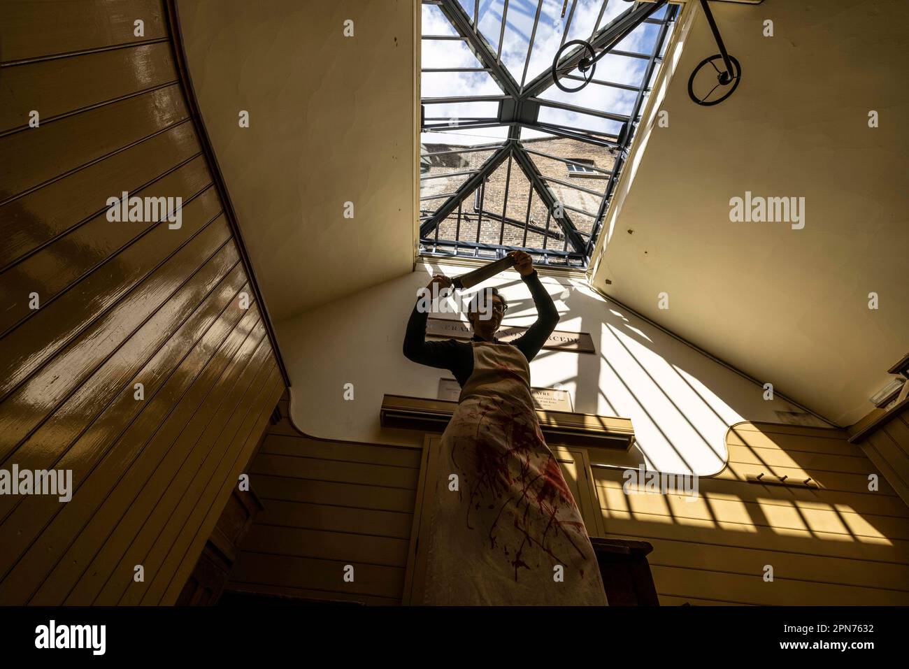Dr Monica Walker stood in the 200-year-old operating theatre at Europe ...
