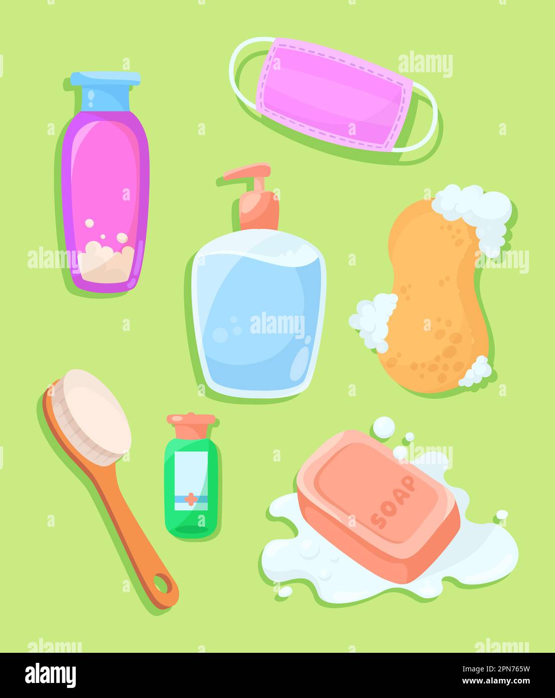 Toiletry item Stock Vector Images - Alamy