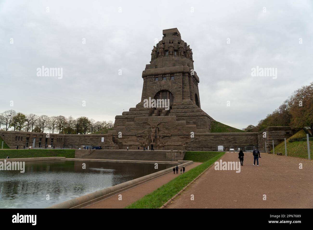 LEIPZIG, GERMANY – NOVEMBER 24, 2022: The gigantic monument Battle of ...